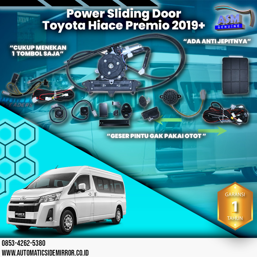 psd-hiace-premio-juli | Automatic Side Mirror