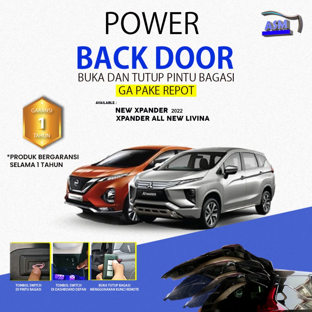 Power Back Door Pintu Bagasi New Xpander | Automatic Side Mirror