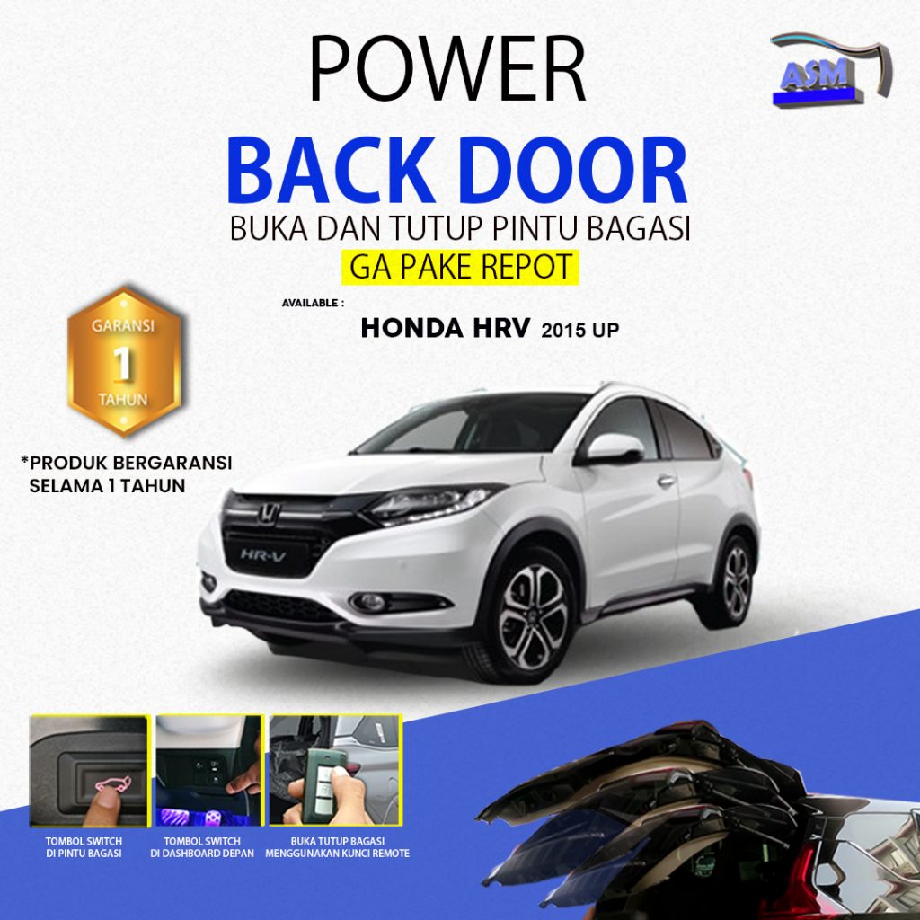 Power Back Door Pintu Bagasi HRV HR-V | Automatic Side Mirror