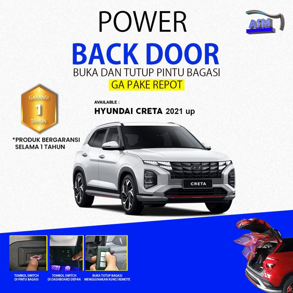 Power Back Door Pintu Bagasi Hyundai Creta | Automatic Side Mirror