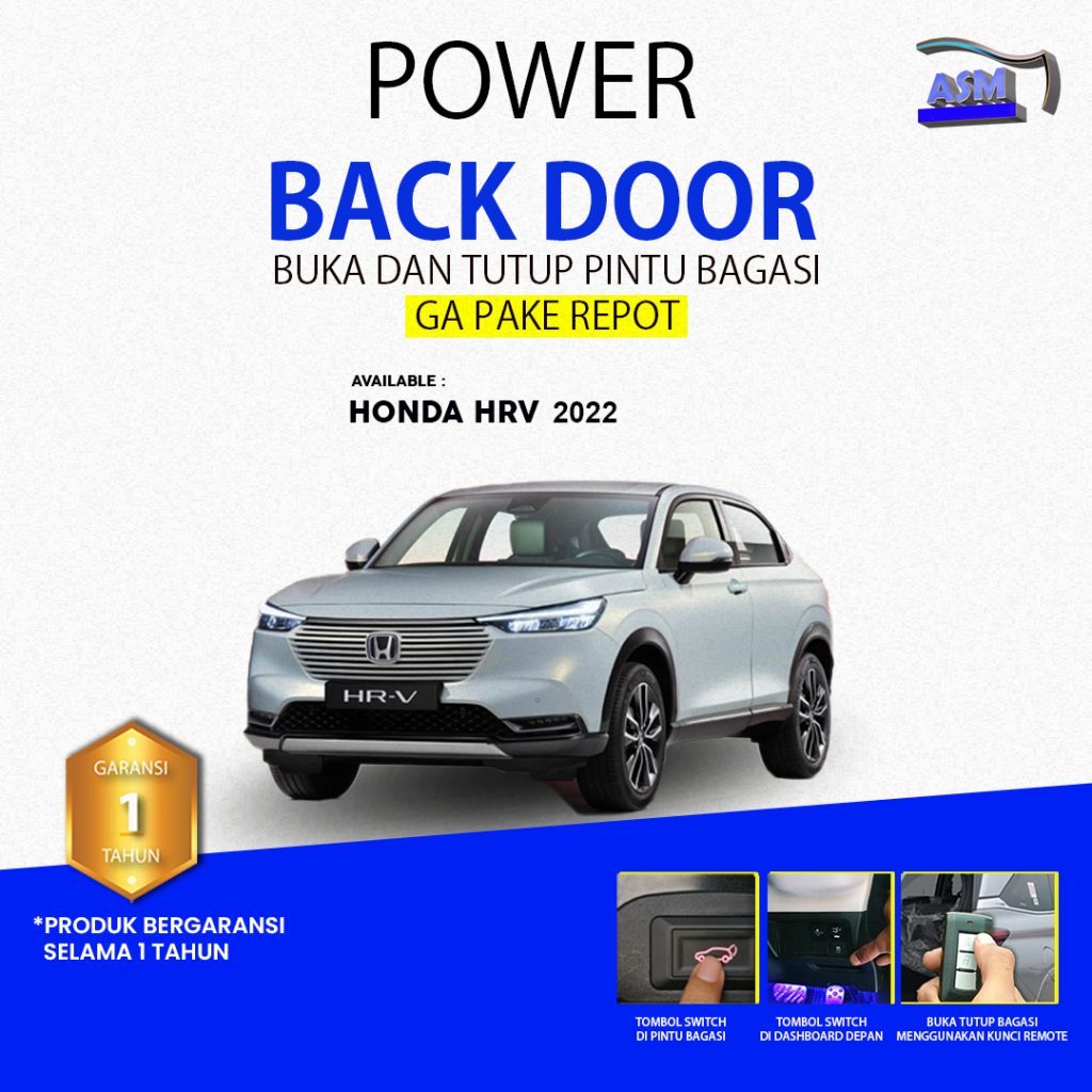 Power Back Door Pintu Bagasi HRV 2022 | Automatic Side Mirror