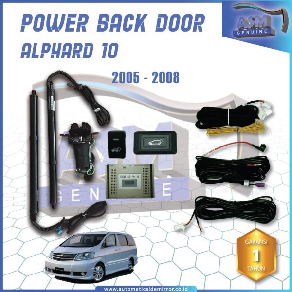 Power Back Door / Pintu Bagasi Elektrik Toyota Alphard 2005-2008 ...