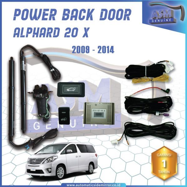 Power Back Door / Pintu Bagasi Elektrik Toyota Alphard 2009-2014 ...