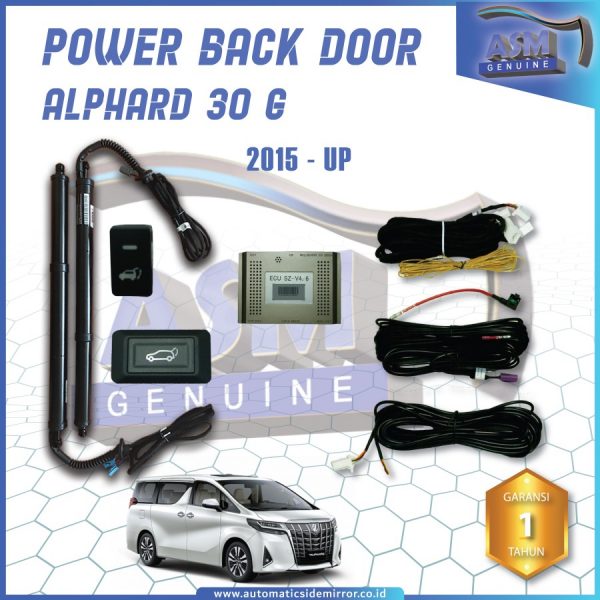 Power Back Door / Pintu Bagasi Elektrik Toyota Alphard type G 2015-UP ...